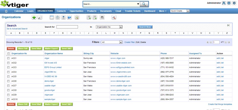 checkintech: Vtiger - l'open source a basso costo