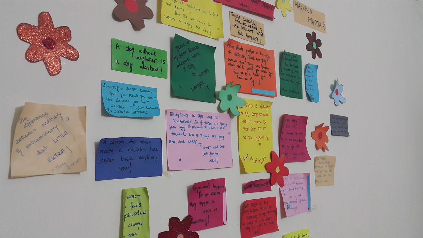 Kainaat Baloch | Life stuff, My thoughts !: DIY: Motivational Wall!