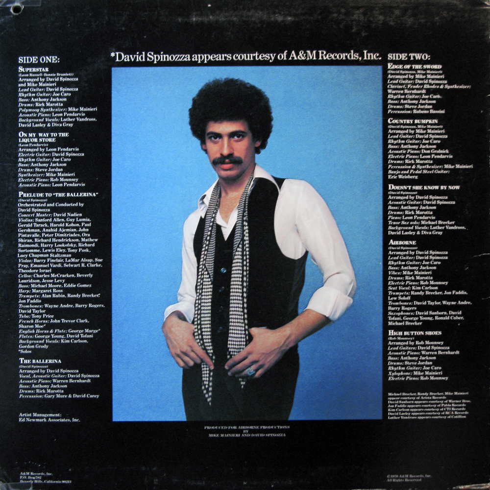 VINYL2496: David Spinozza - Spinozza - 1978 (2496.LP)