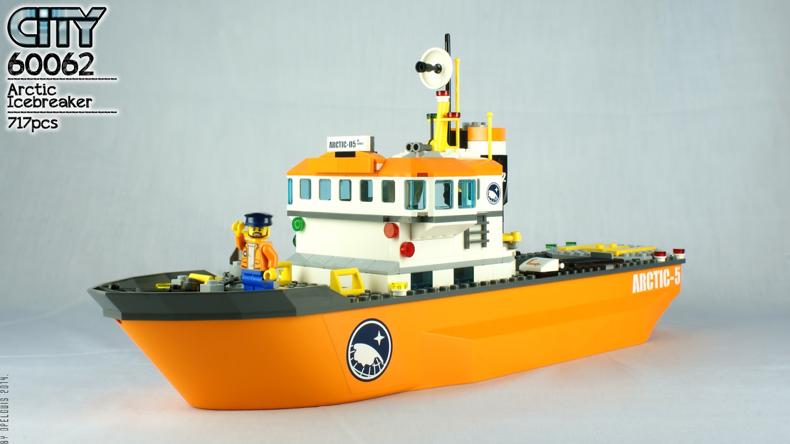 Opelouis's Toys Collection: LEGO City 60062 Arctic Icebreaker.