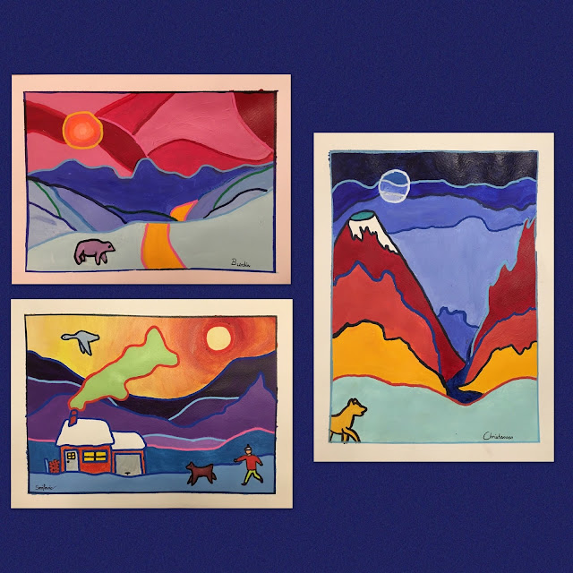 Art Room Britt: Ted Harrison Canadian Landscapes