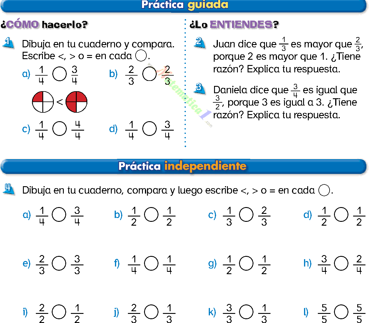 FRACCIONES EJERCICIOS RESUELTOS DE BASICO O PRIMARIA PDF