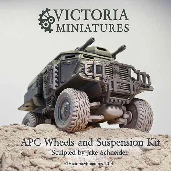 Shadowcl4w's Den: Wheeled Taurox upgrade kit by Victoria Miniatures