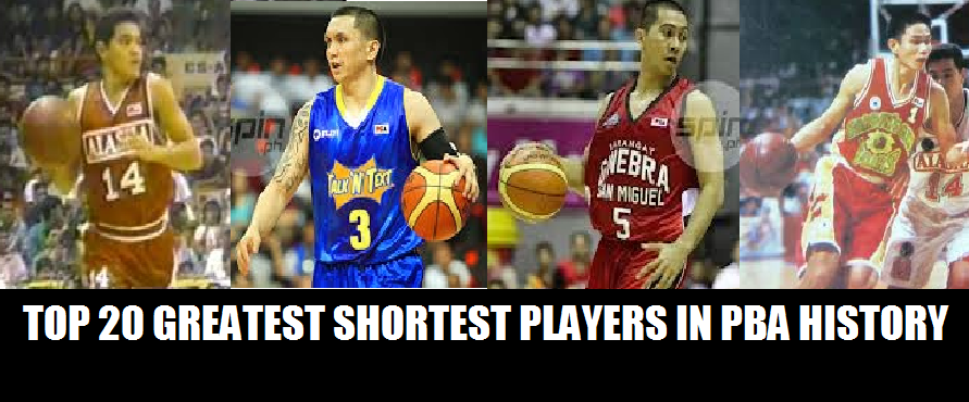 TOP 20 Greatest Shortest Player in PBA History | Pinoy BasketBalista
