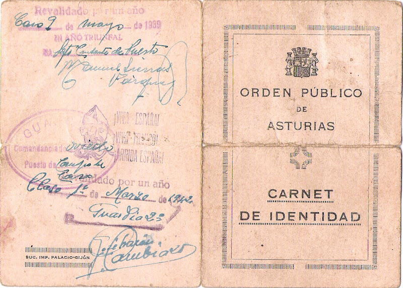 Caleao: UN CARNET CON HISTORIA (1938)