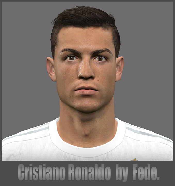 pes-modif: PES 2016 Cristiano Ronaldo Face by Fede