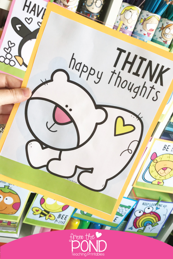 Cute Classroom Posters Set 3 | From the Pond