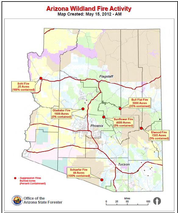 Arizona Geology: Web tools to track wildfires