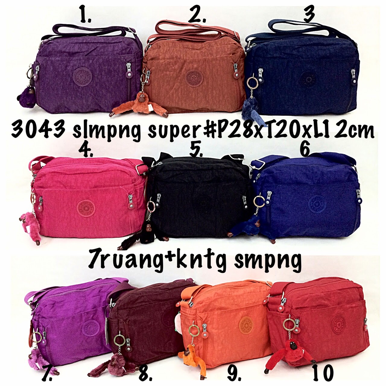 Jual Tas Kipling: Tas Kipling 3043 Tas Selempang Tas Mini kantong ...