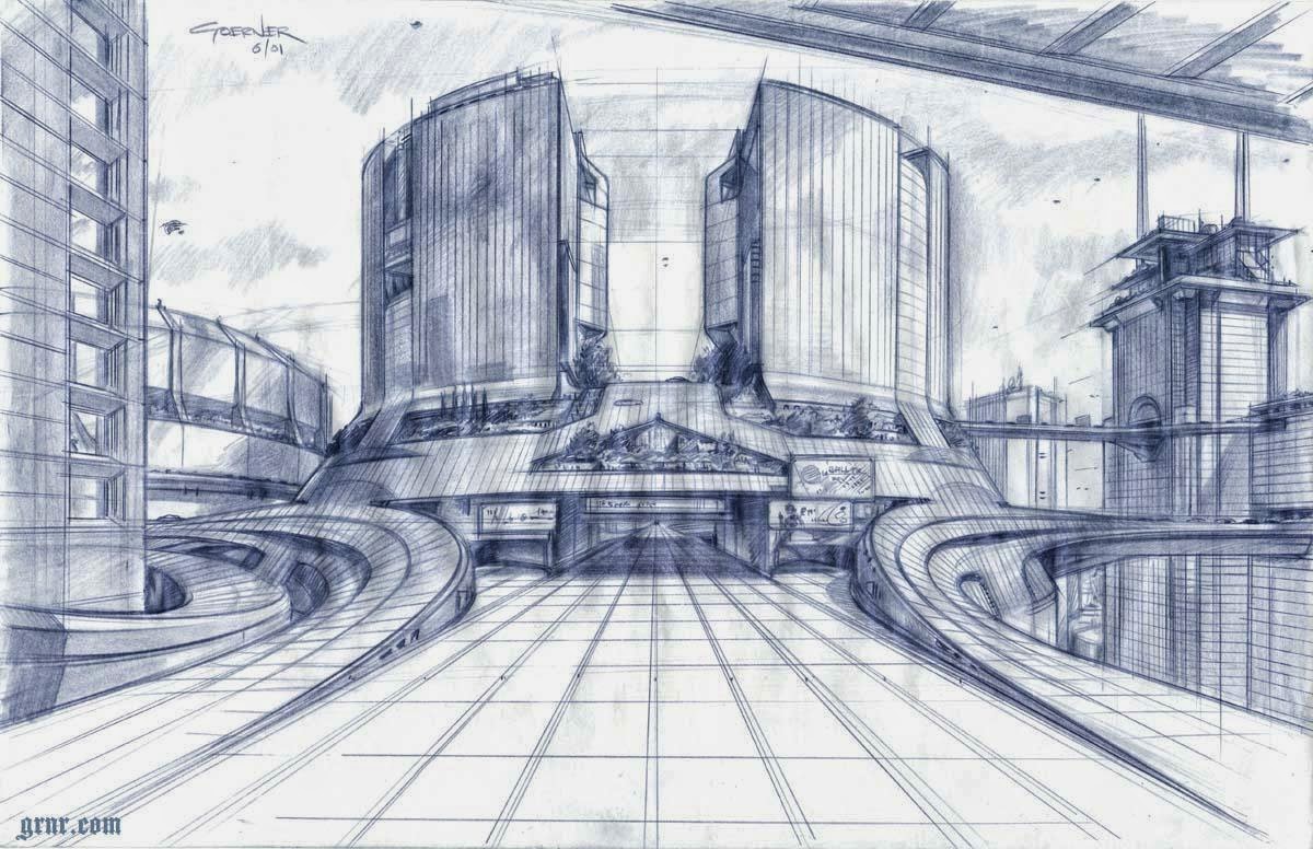 Minority Report Concept Art