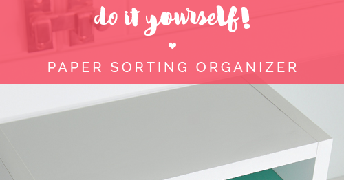 IHeart Organizing: Do it Yourself: Paper Sorting Organizer