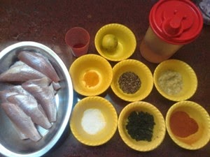 Vaniensamayalarai: Goldbond Goat Fish (Navara Meen) Stir Fry