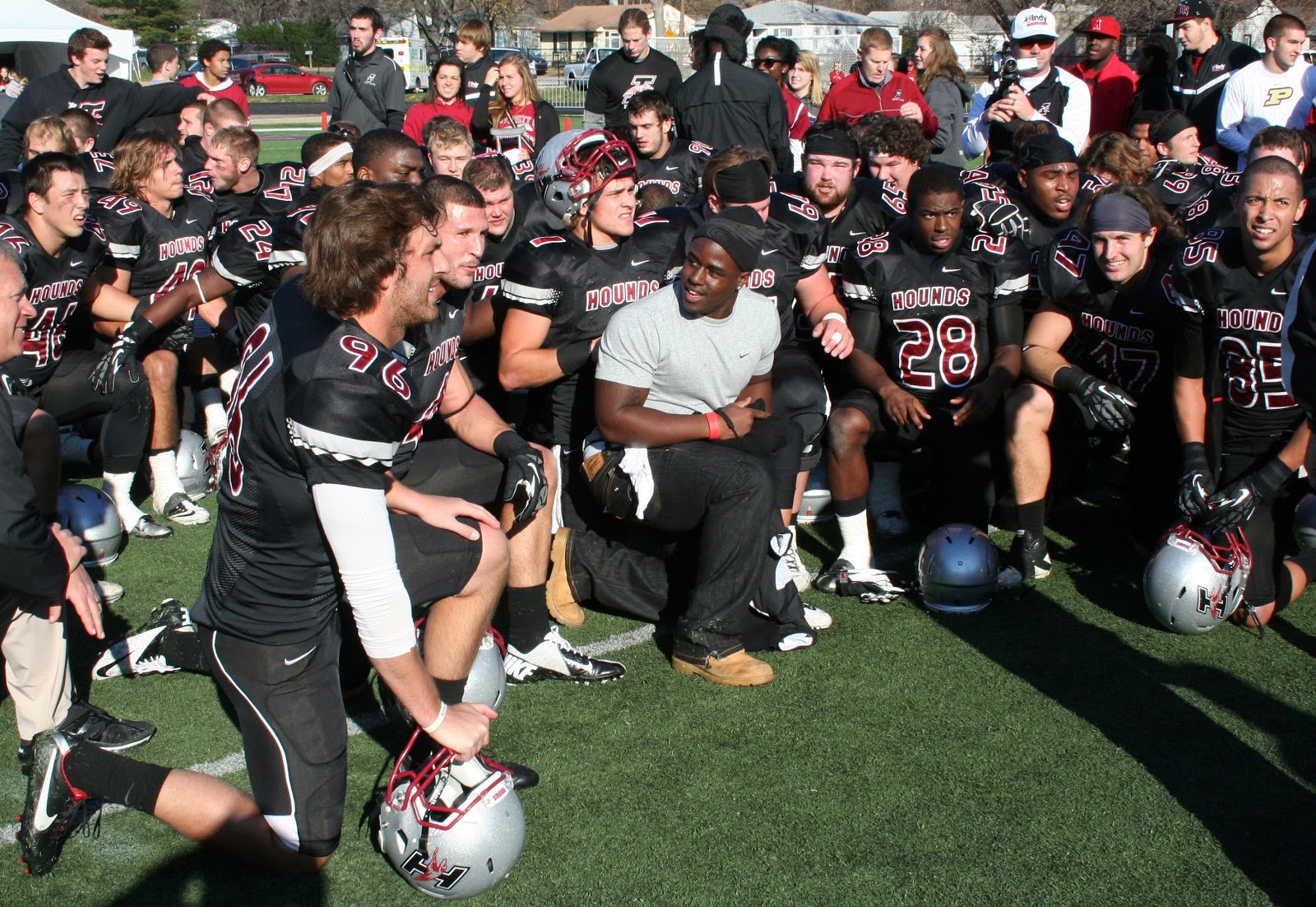 Naptown Sportz by Vince Alexander: UIndy Football Celebration Photos