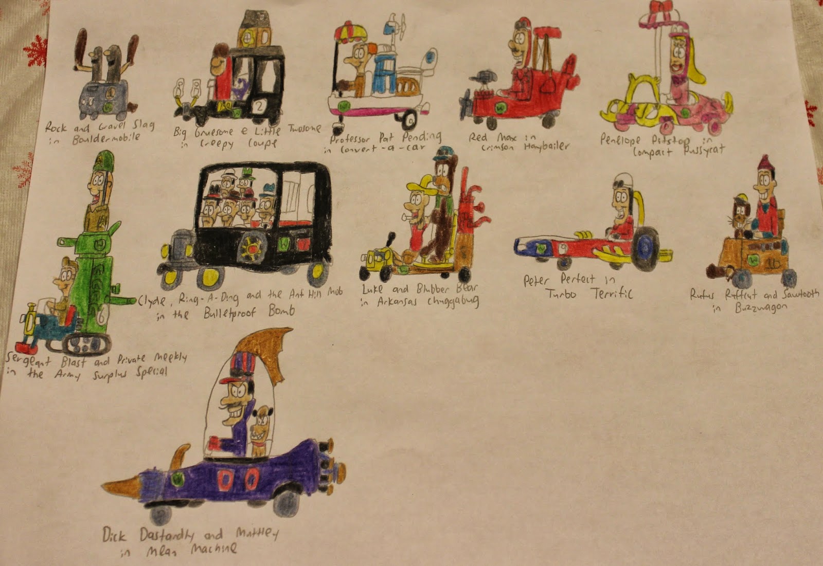 Franklin's World of Cartoons: Wacky Races