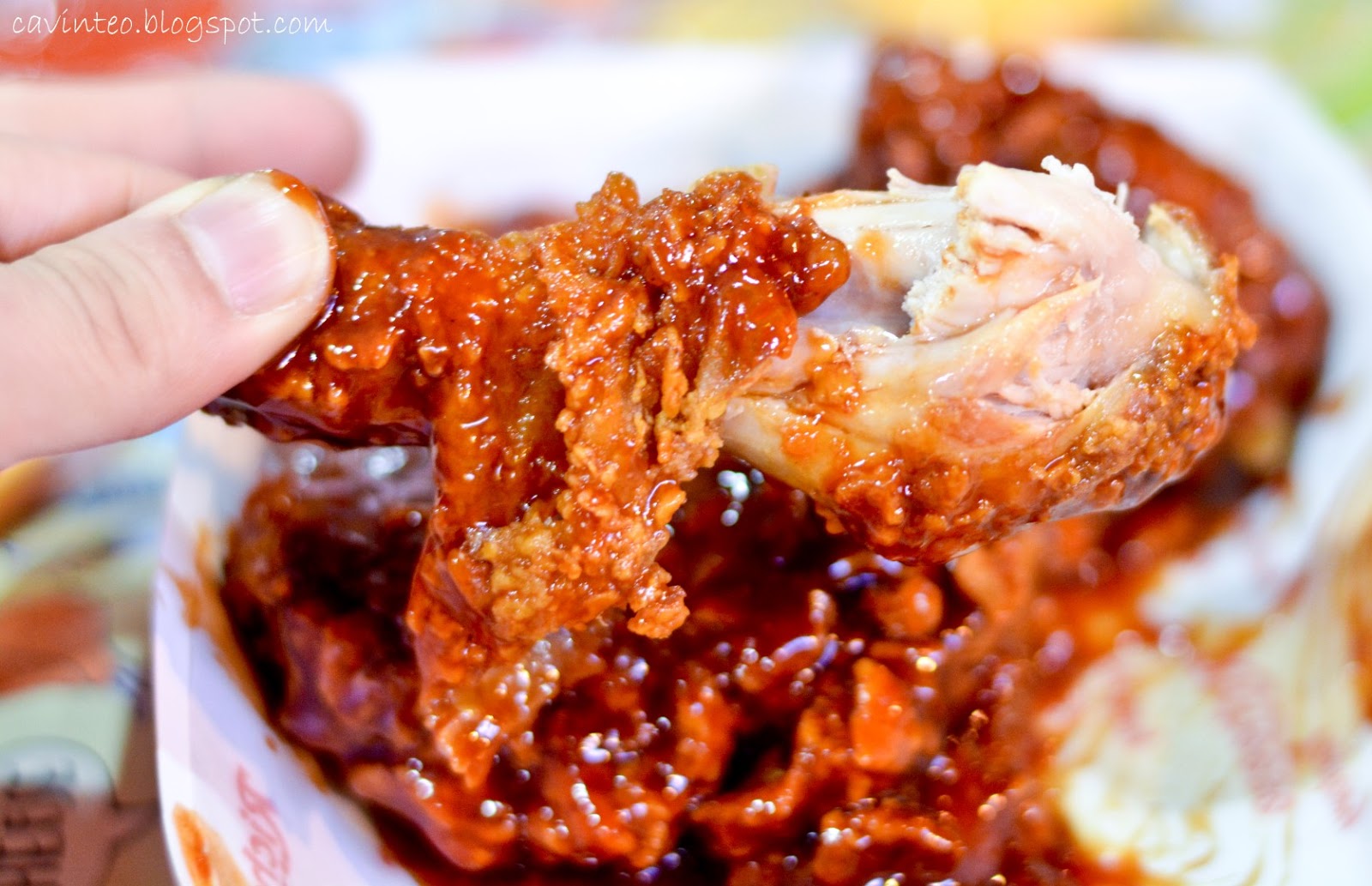 Entree Kibbles: Richeese Factory - Fried Chicken with Cheese Dip ...