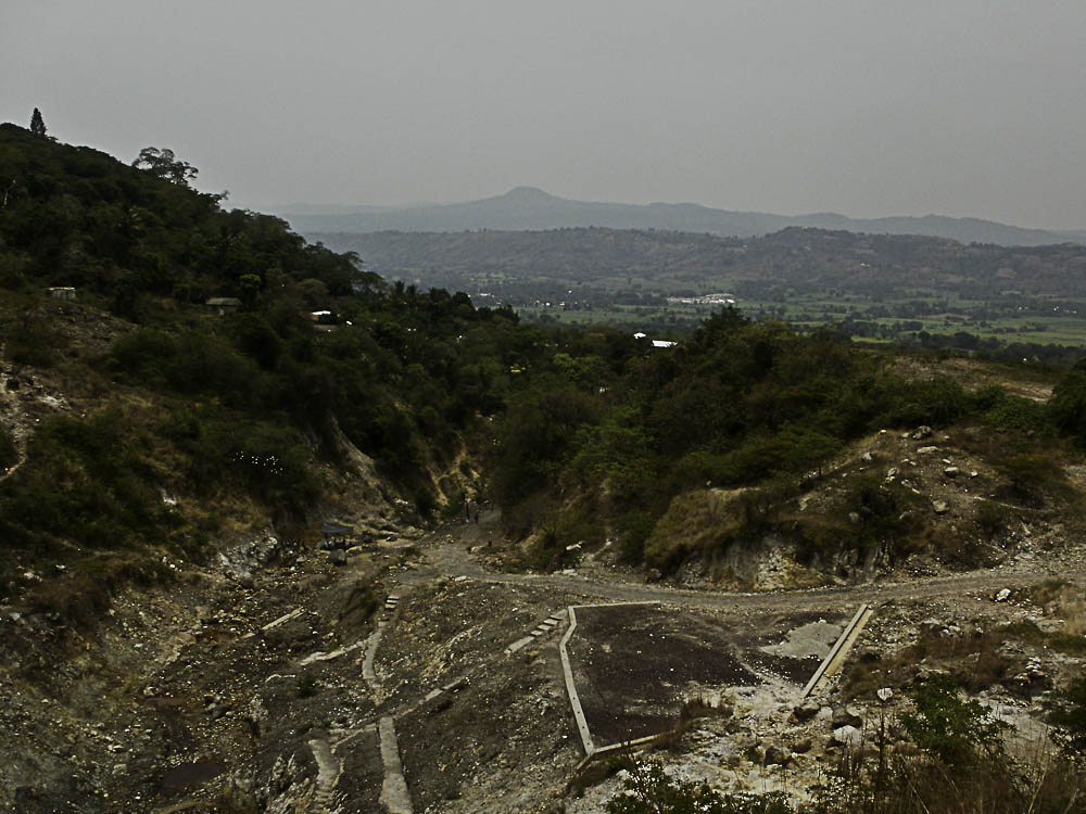 "Los infiernillos", Volcán Chinchontepec, San Vicente, El Salvador