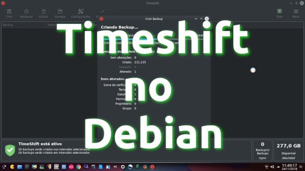 Restauração do sistema Timeshift chegando ao Debian, Ubuntu e derivados