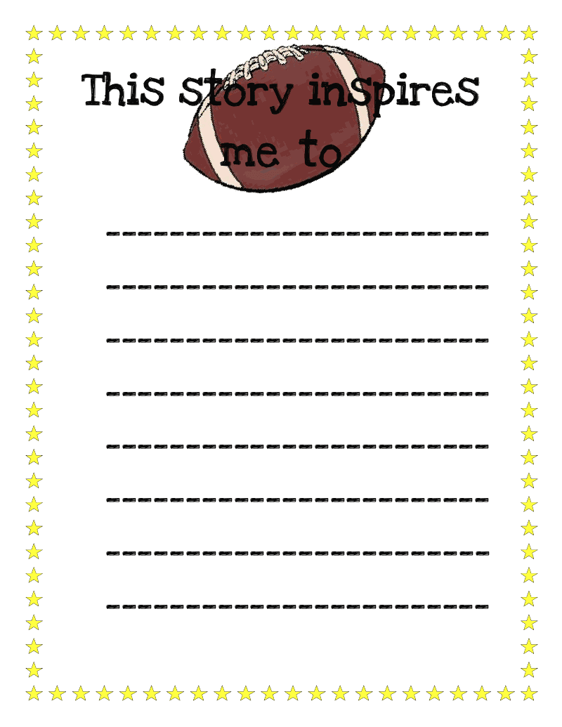 Literacy Minute: Super Bowl Inspiration and Freebie