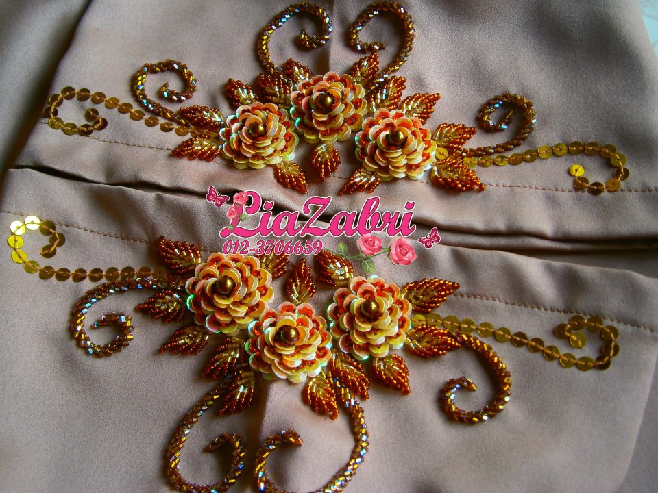 Sulaman Manik LiaZabri Golden Touch: Sulaman klasik manik & labuci