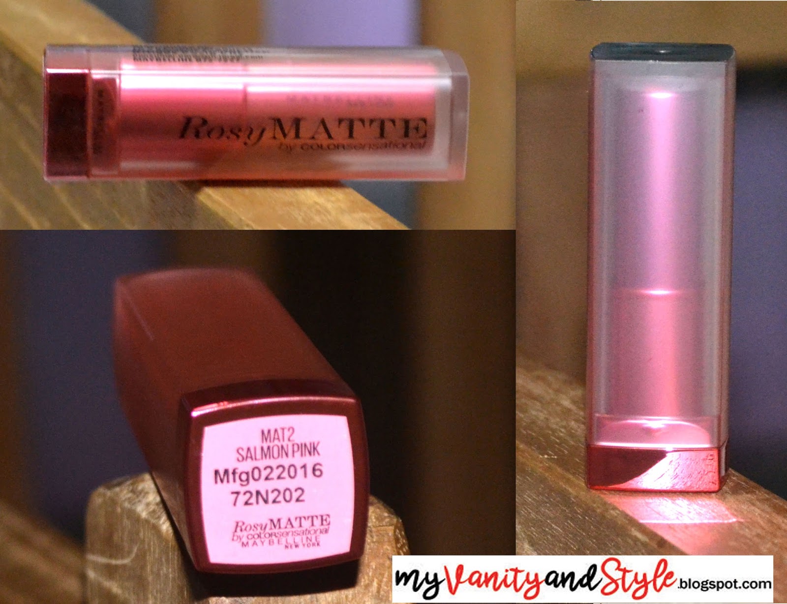 myVanityandStyle: Maybelline Color Sensational Rosy Matte Lipstick in ...