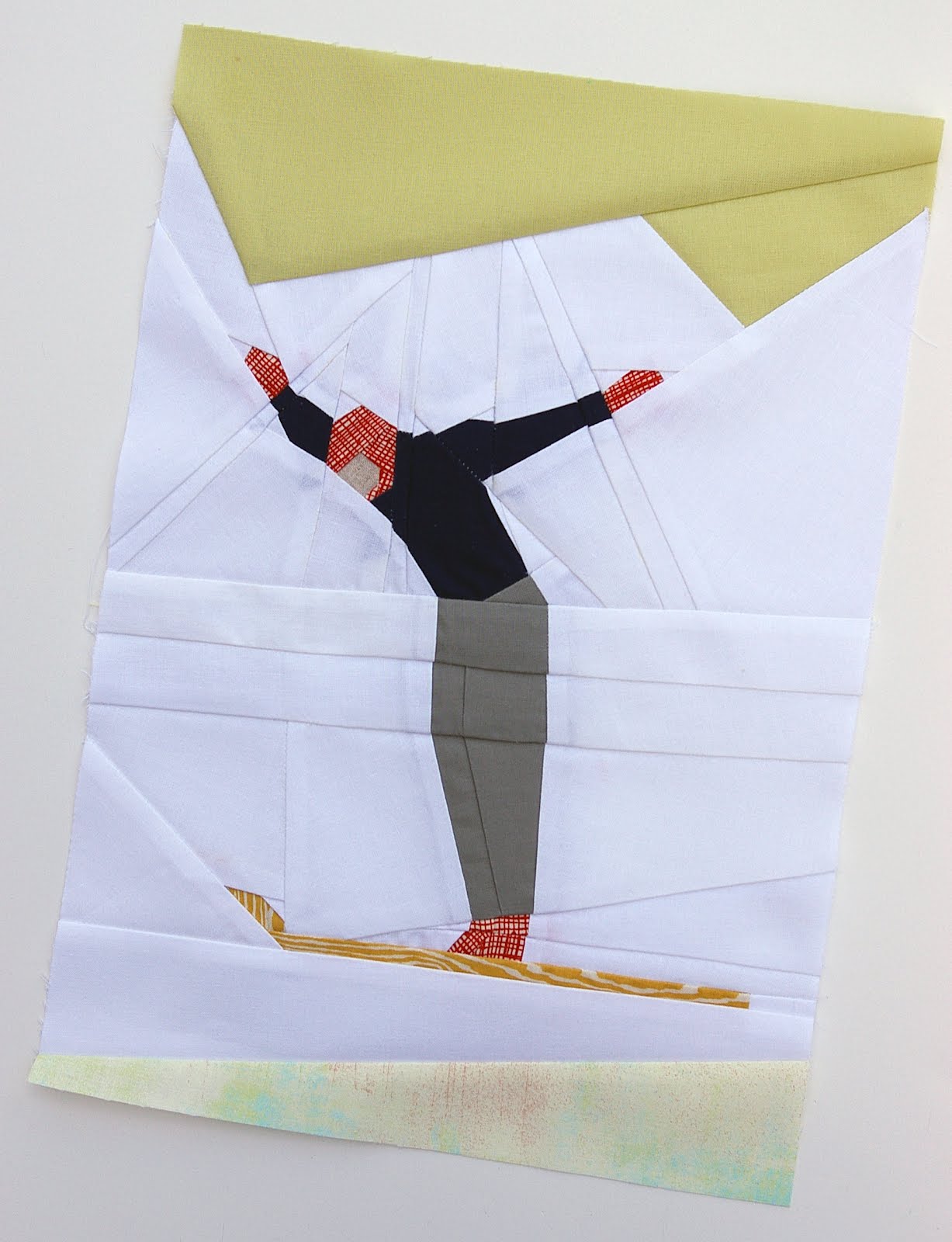 Vintage Skier Pattern | During Quiet Time