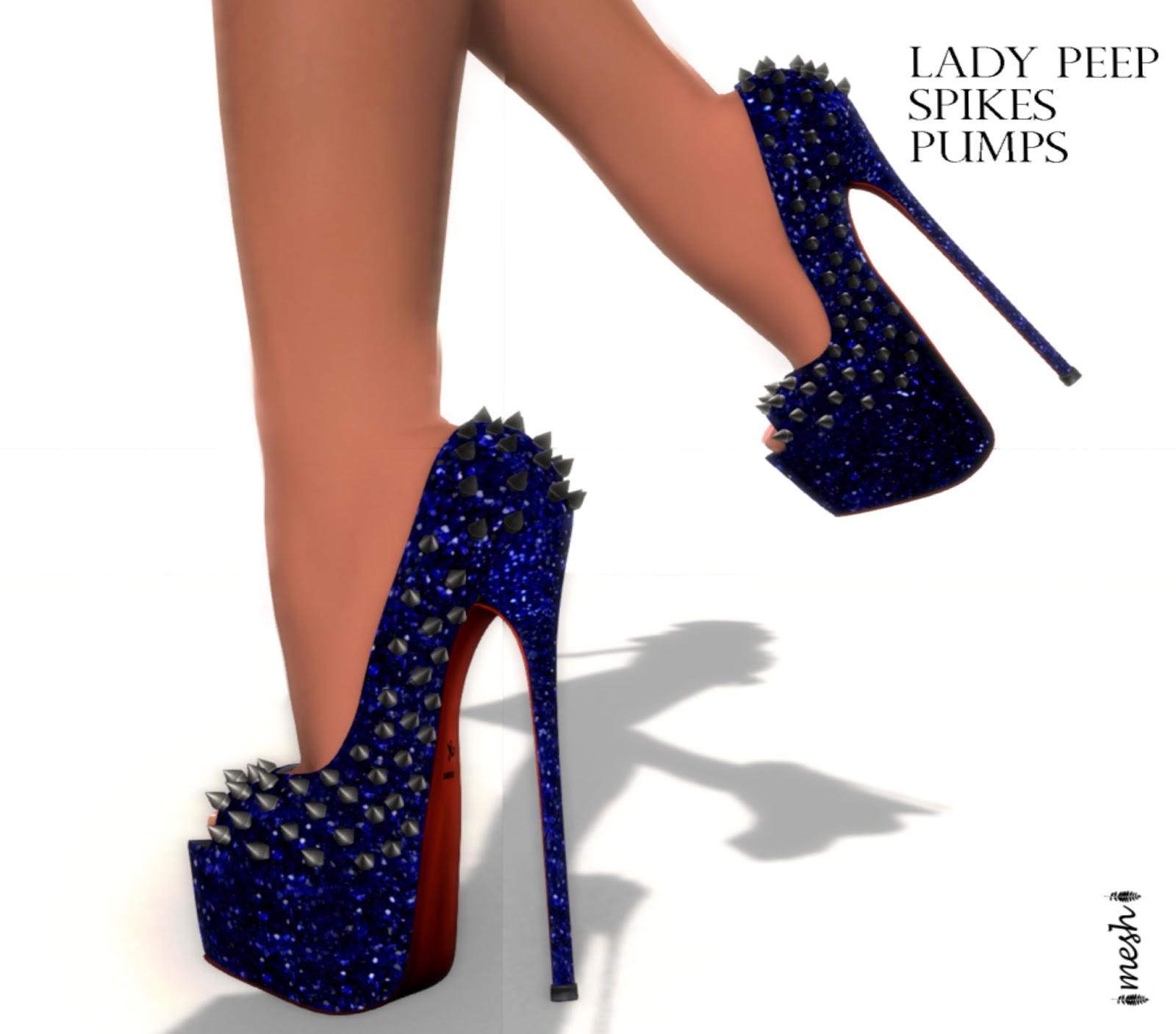 FashionFreeVS: #. Tacones azules.