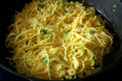 The Parsimonious Princess: Meatless Monday: Pasta Frittata