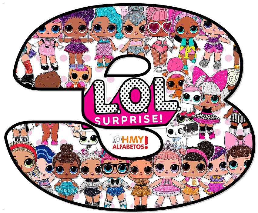 Abecedario LOL Surprise. Nice LOL Surprise Alphabet. - Oh my Alfabetos!