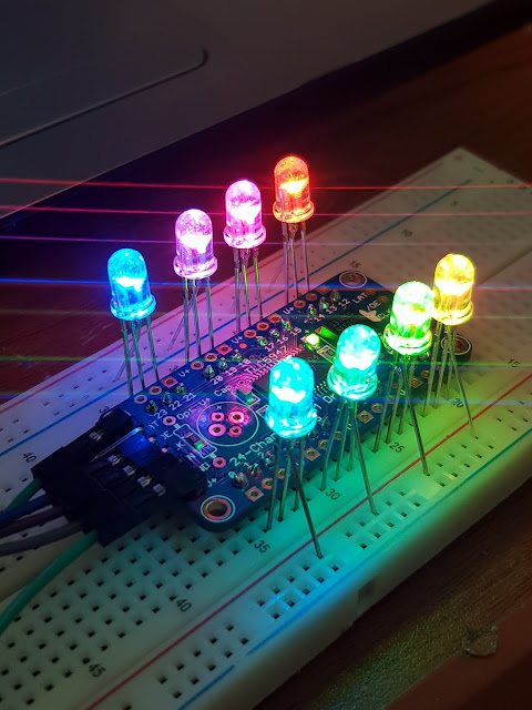 adafruit TLC5947 and SAM D21 Library - M.B Raw