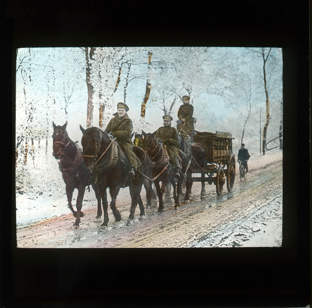 Postal Operation During World War I – 19 Rare Lantern Slides Show the ...