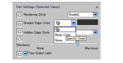 Change shaded edge color ~ Unigraphics & Siemens NX Tutorial