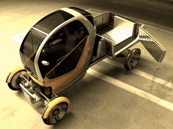 CarGo : Konsep unik mobil single seater untuk pengiriman dalam kota - OMBRO