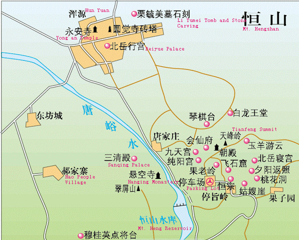 China Natural Scenery Travel: Information of China Mountain Hengshan in ...