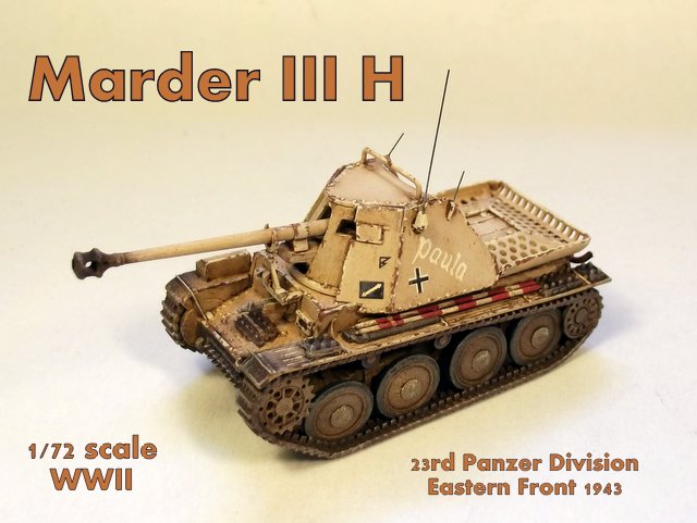 Gulumik Military Models: Marder III H 1/72 UM - Gallery