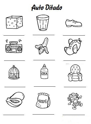 Atividades para imprimir do 3º ao 5º anos sempre a mão: auto ditado