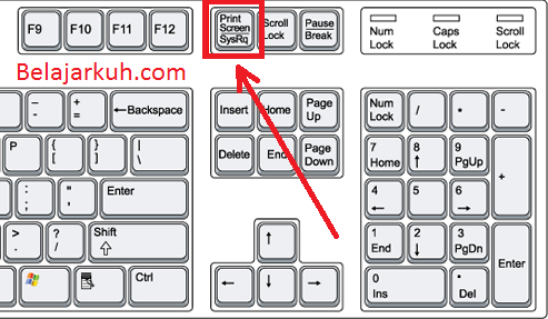 Cara Mengambil Screenshot Layar Desktop Komputer dan Laptop - Belajarkuh