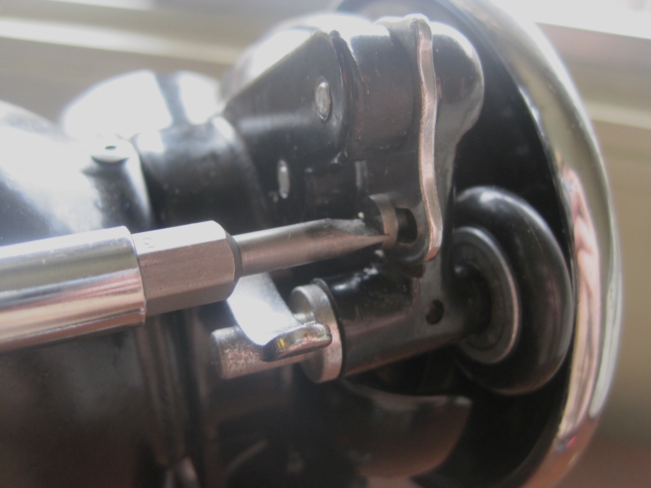 The Project Lady - Singer 201-2 Bobbin Winder Assembly