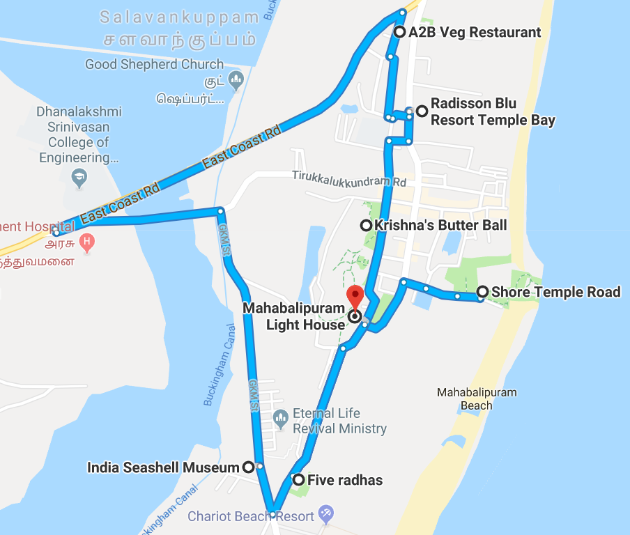 Chennai-Mahabalipuram-ECR-places to visit- Optimized day plan! - eNidhi ...