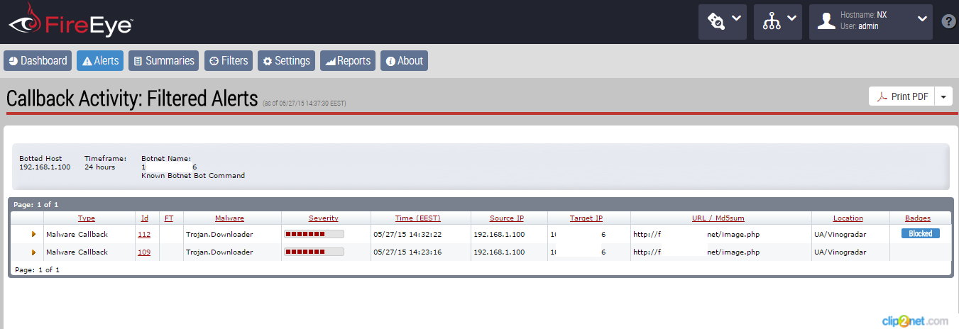 [Hack and Security] Cookies: Fireeye NX тестирование /Fireeye NX С&C ...