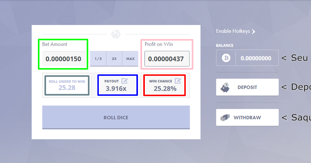 PRIMEDICE - JOGO ~ BitCoin Br