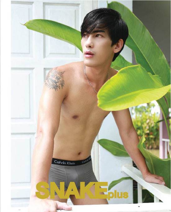 ผัวค๋าา | Thai Magazines Behind the Scenes: เบื้องหลังนายแบบ Snake Plus Issue 01 - Eckawut ...