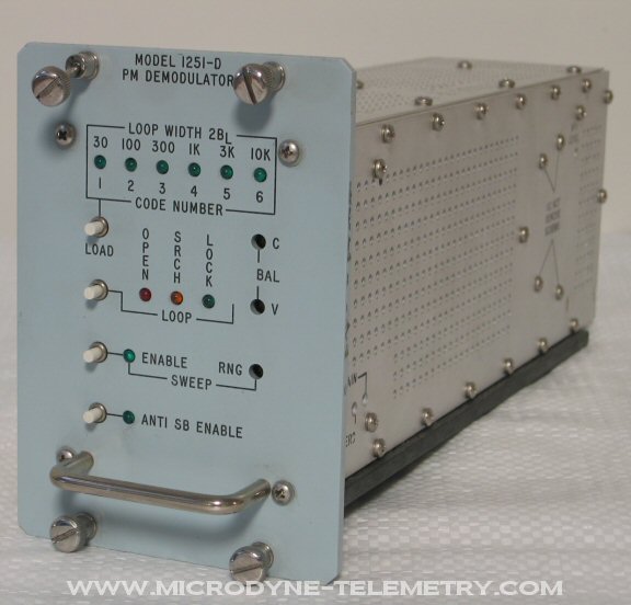Microdyne Telemetry: Microdyne 1200-MRC Telemetry Receiver