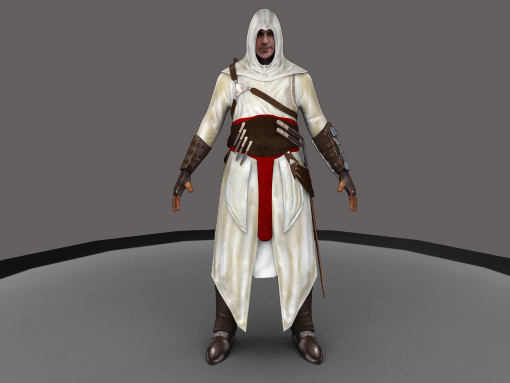 ANOOP PANCHAMAN: My 3D Modeling work-ALTAIR (ASSASSIN'S CREED)