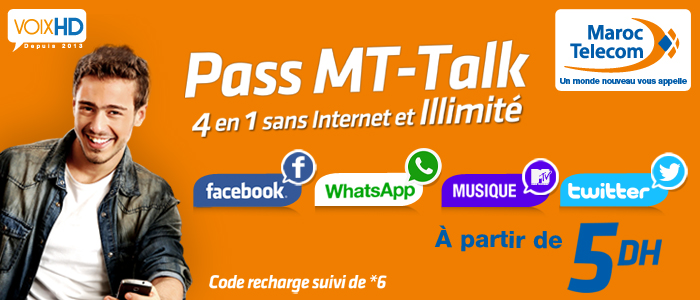 Pass MT-TALK Chez Maroc Telecom