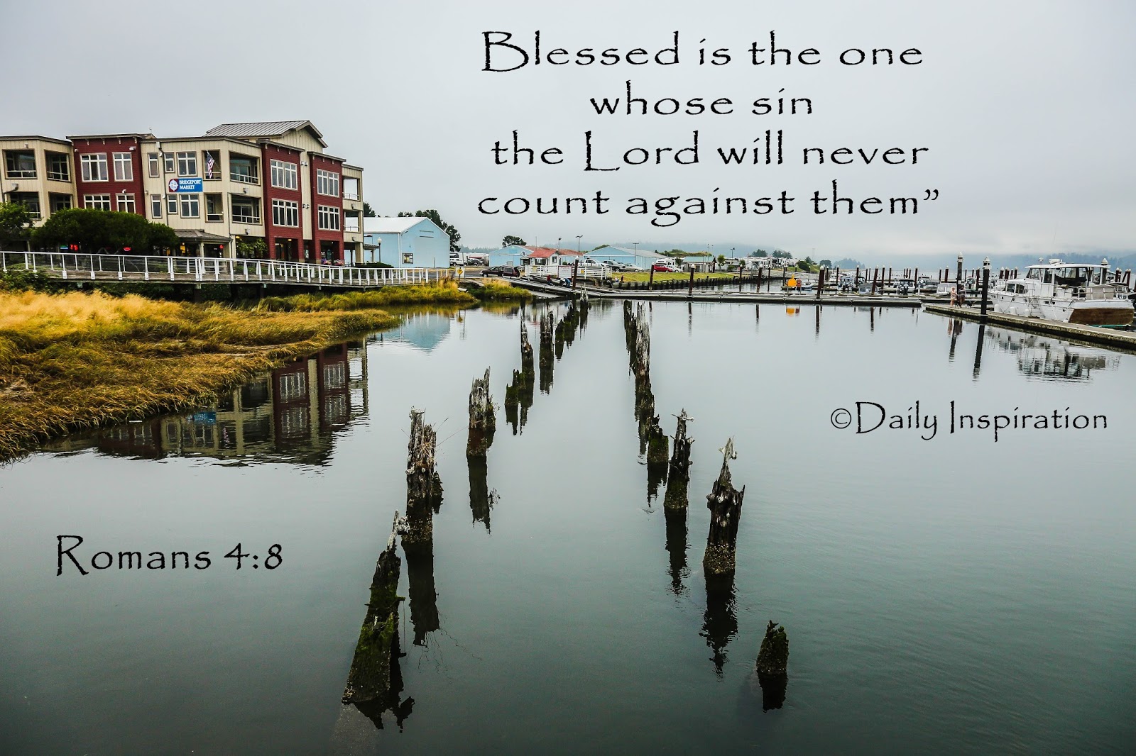 Blessed is the one whose sin the Lord will never count against them