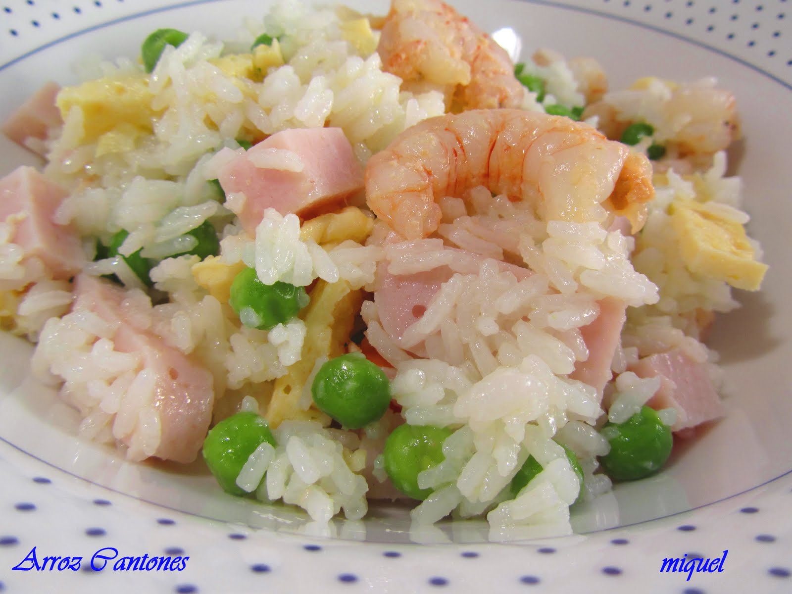 Les receptes del Miquel: Arroz Cantonés