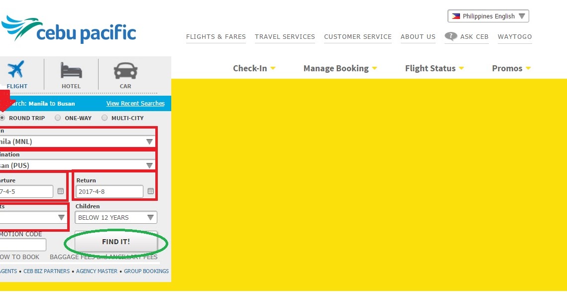 Just do it ... ONLINE: How to book a flight thru Cebu Pacific Air online