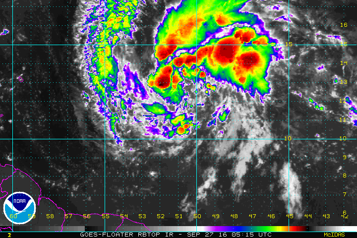 Invest 97 is getting better organized as it nears the Caribbean