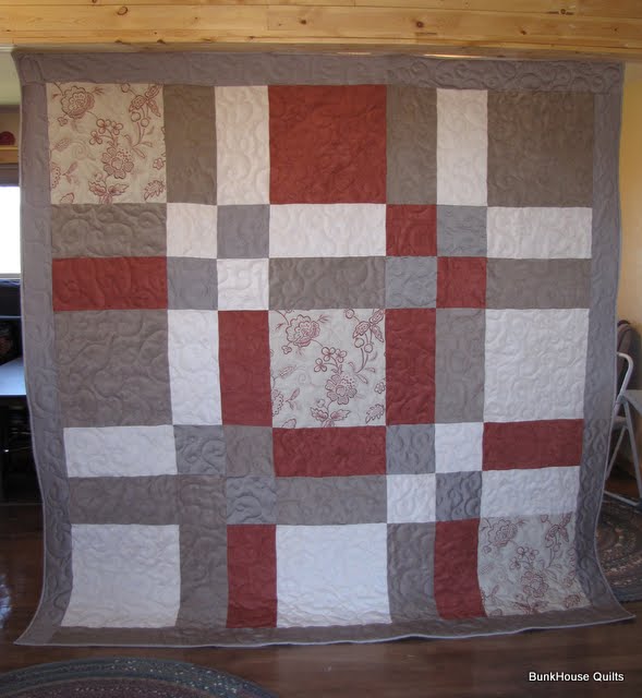 Quilting In The BunkHouse: Ultra Suede Quilt