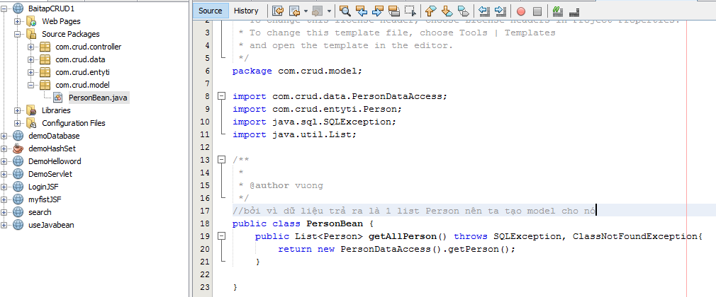 Blog về Java: Thêm,Sửa,Xóa dữ liệu trong Database bằng JSP và Servlet